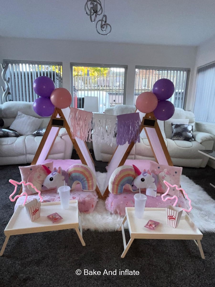 Sleepover Teepees - Hire in Scotland | Bake And inflate